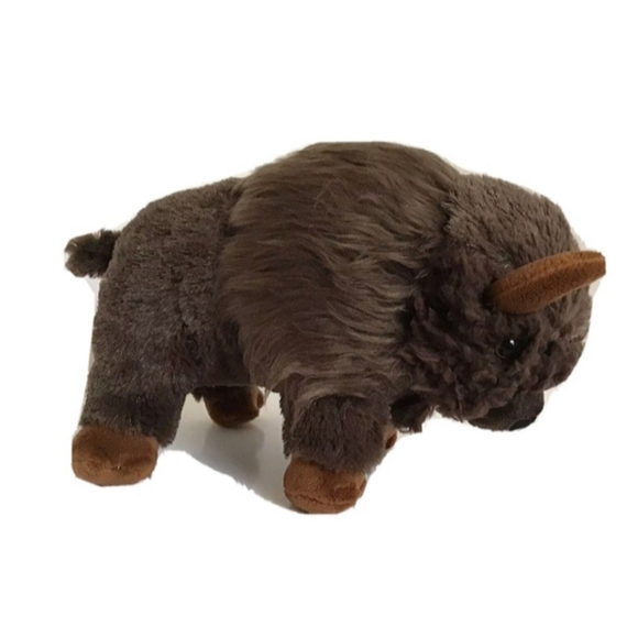 Toys | Buffalo Bison Plush Brown Fuzzy Stuffed Toy St Labre Indian ...